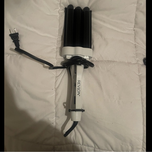Revlon | Hair | Revlon Crystal C Triple Barrel Jumbo Hair Waver Iron ...